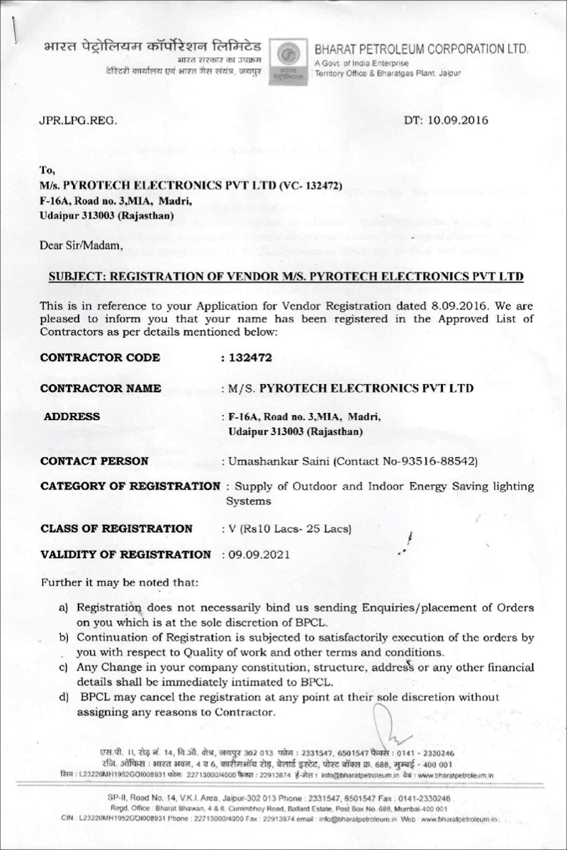 PWD, Port Trust, Electricty Board Approved LED and Electronic Product ...