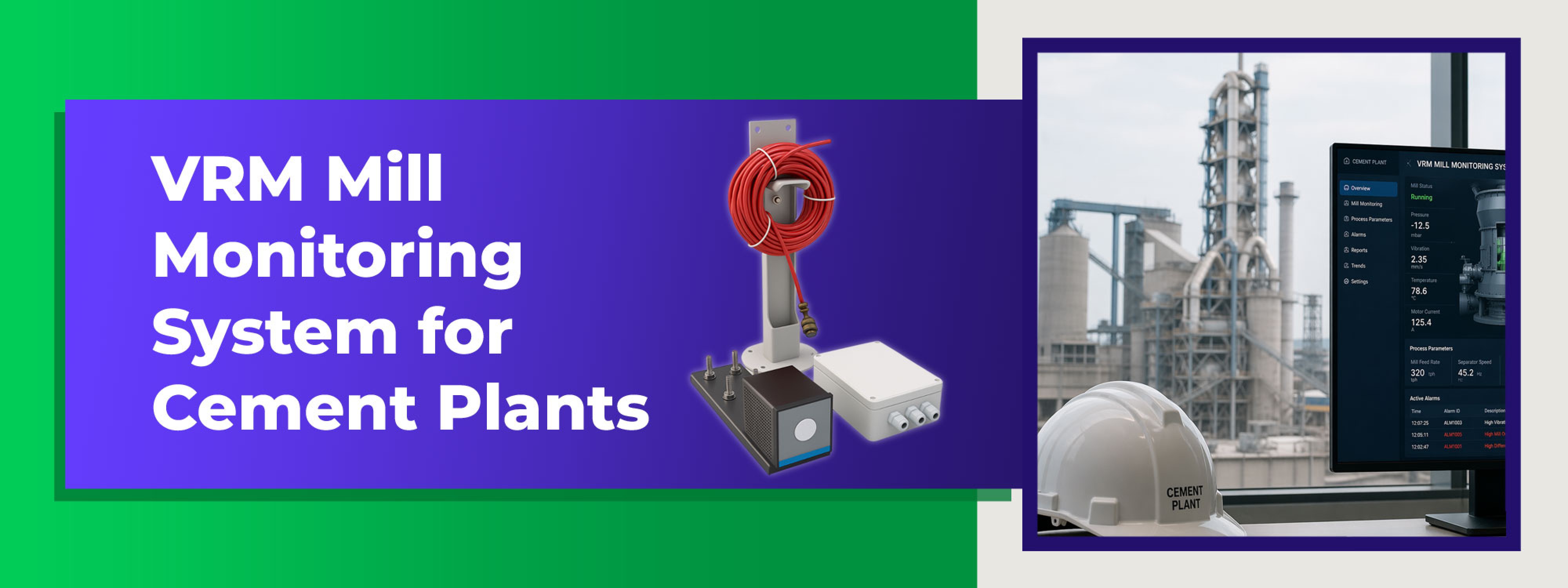 VRM Mill Monitoring System for Cement Plants